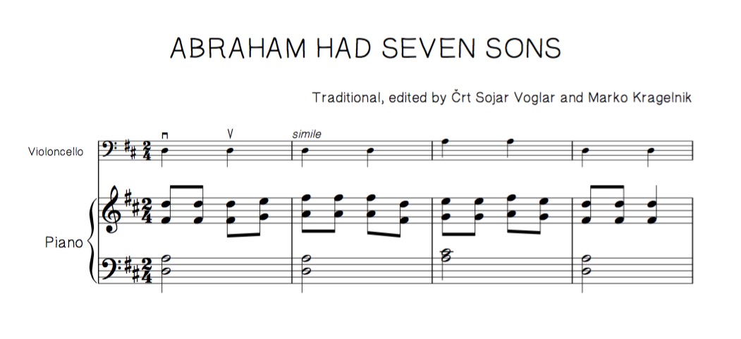 Abraham had seven sons – Cello Fun Abraham had seven sons – Cello Fun